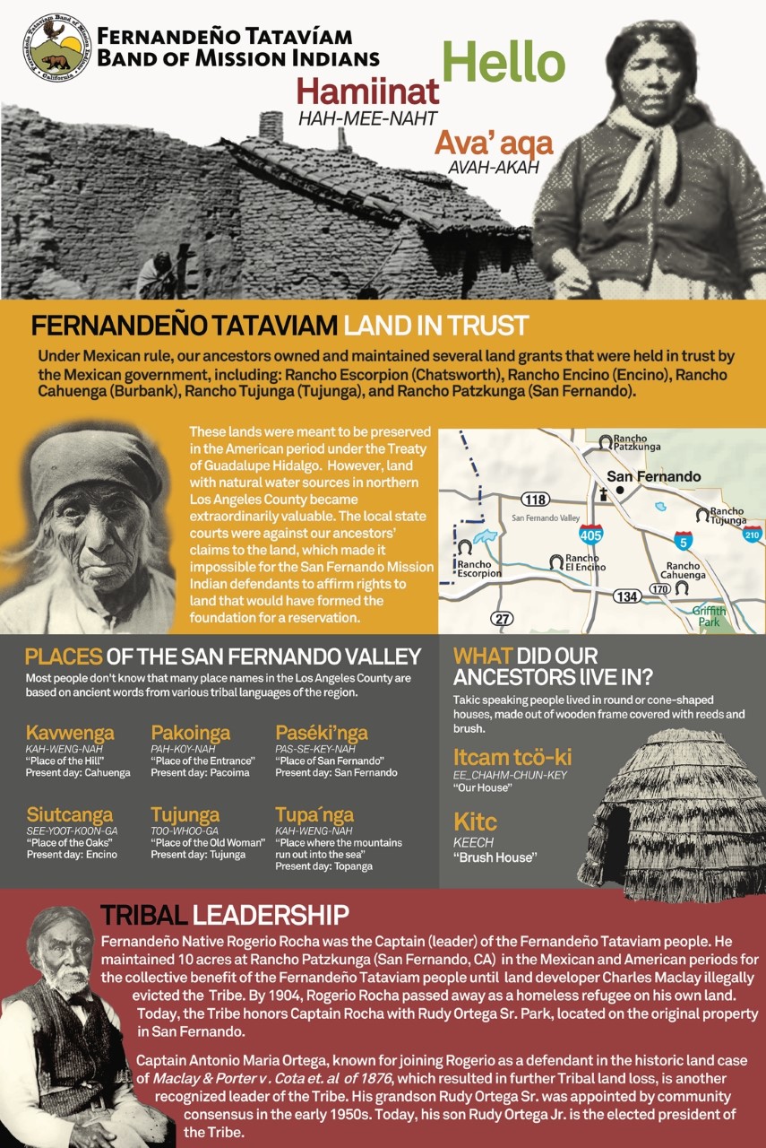 Fernandeño Tataviam Band of Mission Indians – NAHC Digital Atlas