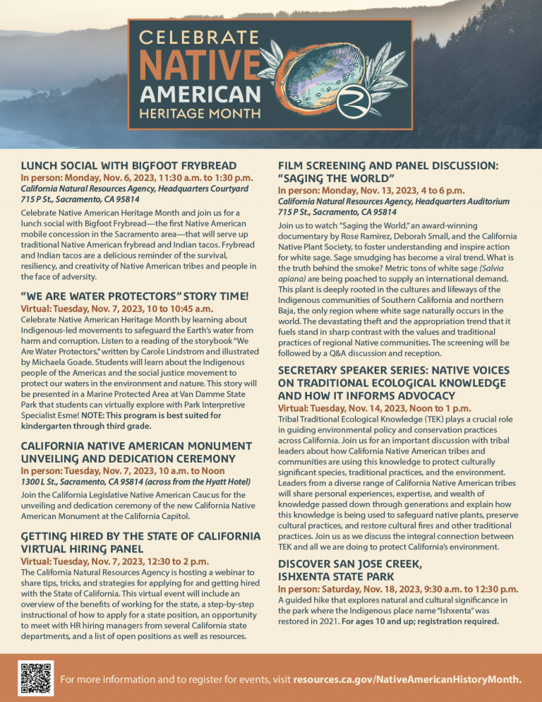 Celebrate Native American Heritage Month! – California Native American ...